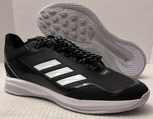 (MEN'S 12.5) ADIDAS Icon 7 Turf Baseball Shoes S23711 Black/White *NO ...