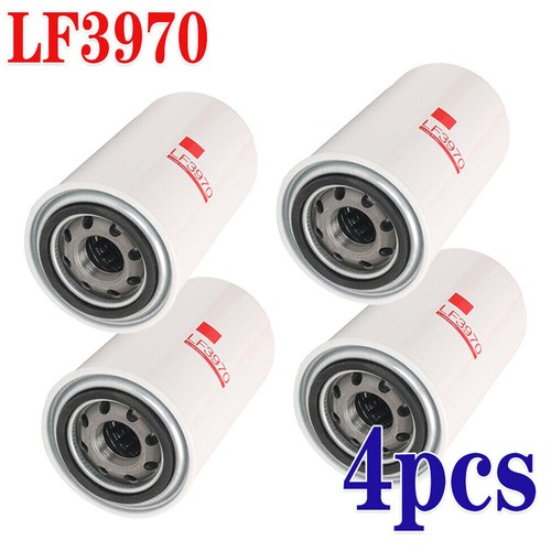 4PCS LF3970 Lube Filter/Oil Filter For Cummins QSB ISB engines 3937736 ...