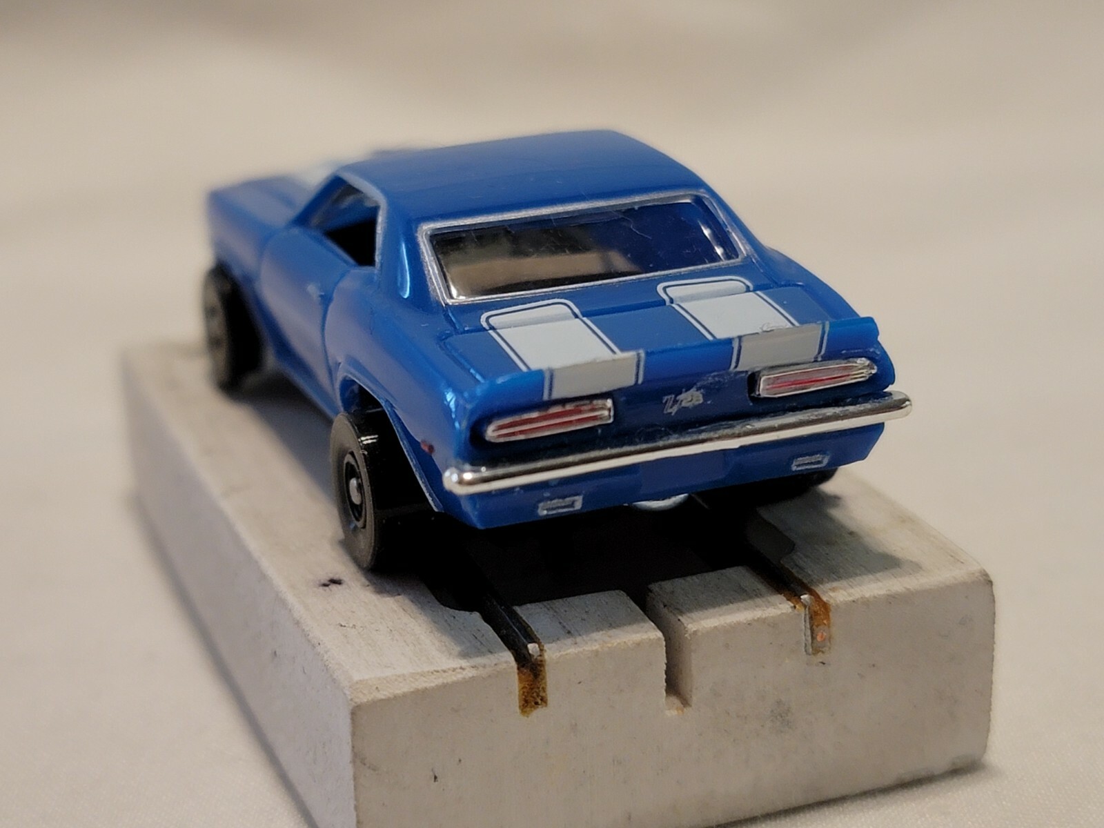 1969 Camaro Z28 Rally Sport Blue Model Motoring ho slot car with a TFX ...