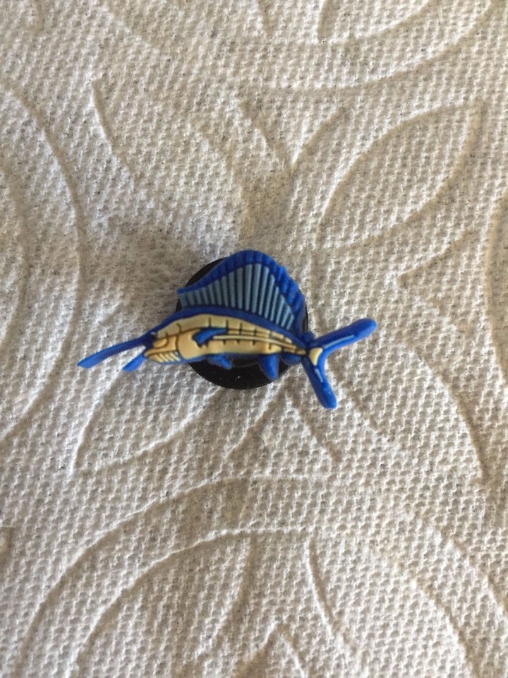 FISH JIBBITZ RAINBOW TROUT JIBBITZ SWORDFISH BLUE TANG JIBBITZ PIRANHA ...