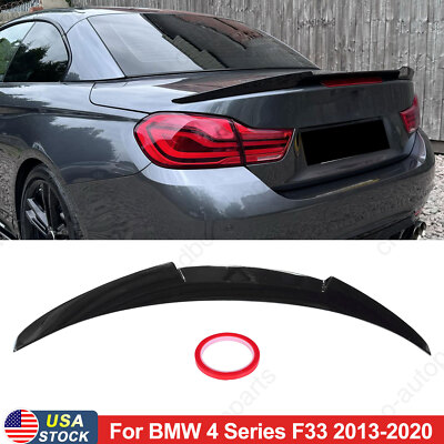 For 2014-2020 BMW F33 F83 M4 Convertible Rear Trunk Spoiler Wing Lip ...