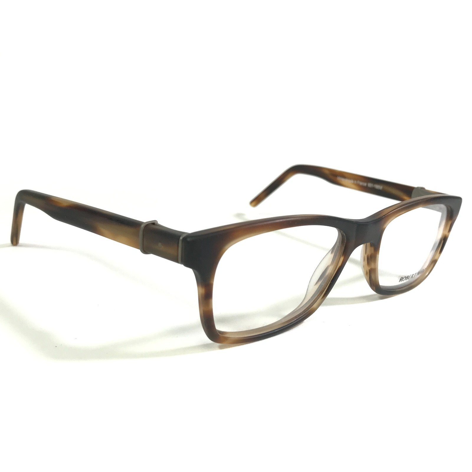 Robert Marc 831-186M Eyeglasses Frames Brown Horn Rectangular Full Rim ...