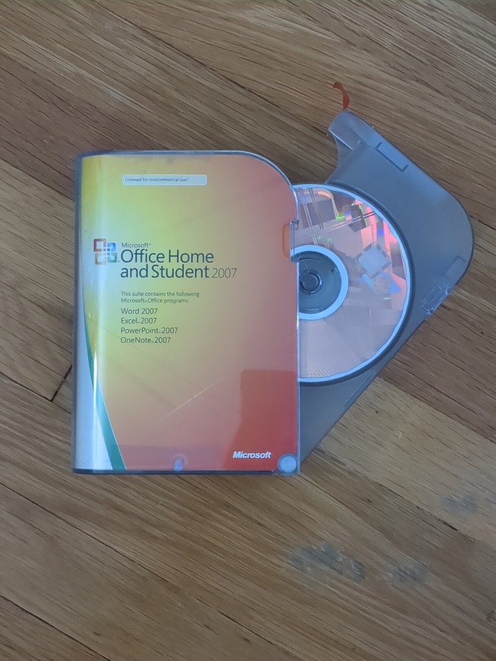 Microsoft Office 2007 Home and Student w/Product Key - Excel, Word ...