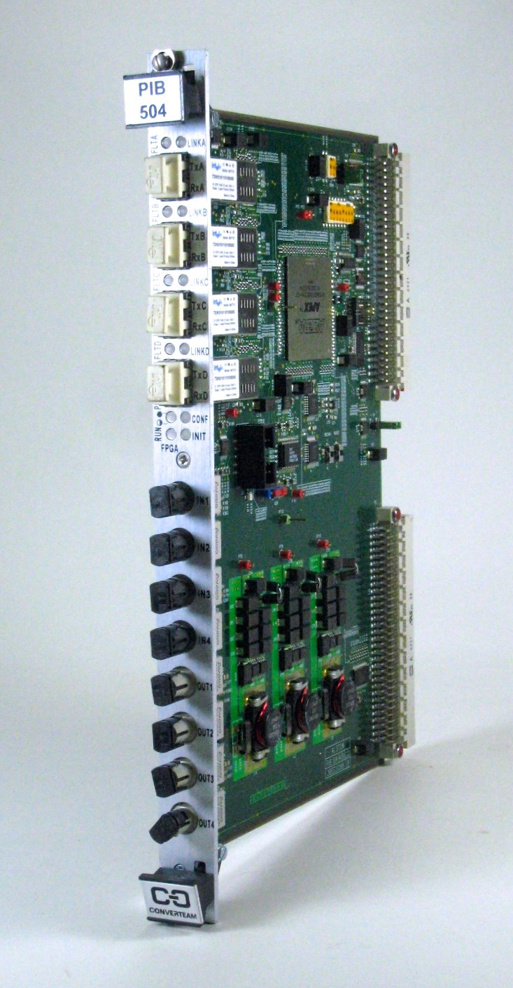 Converteam / Alstom PIB-504 Fiber Optic Interface PLC Board | eBay
