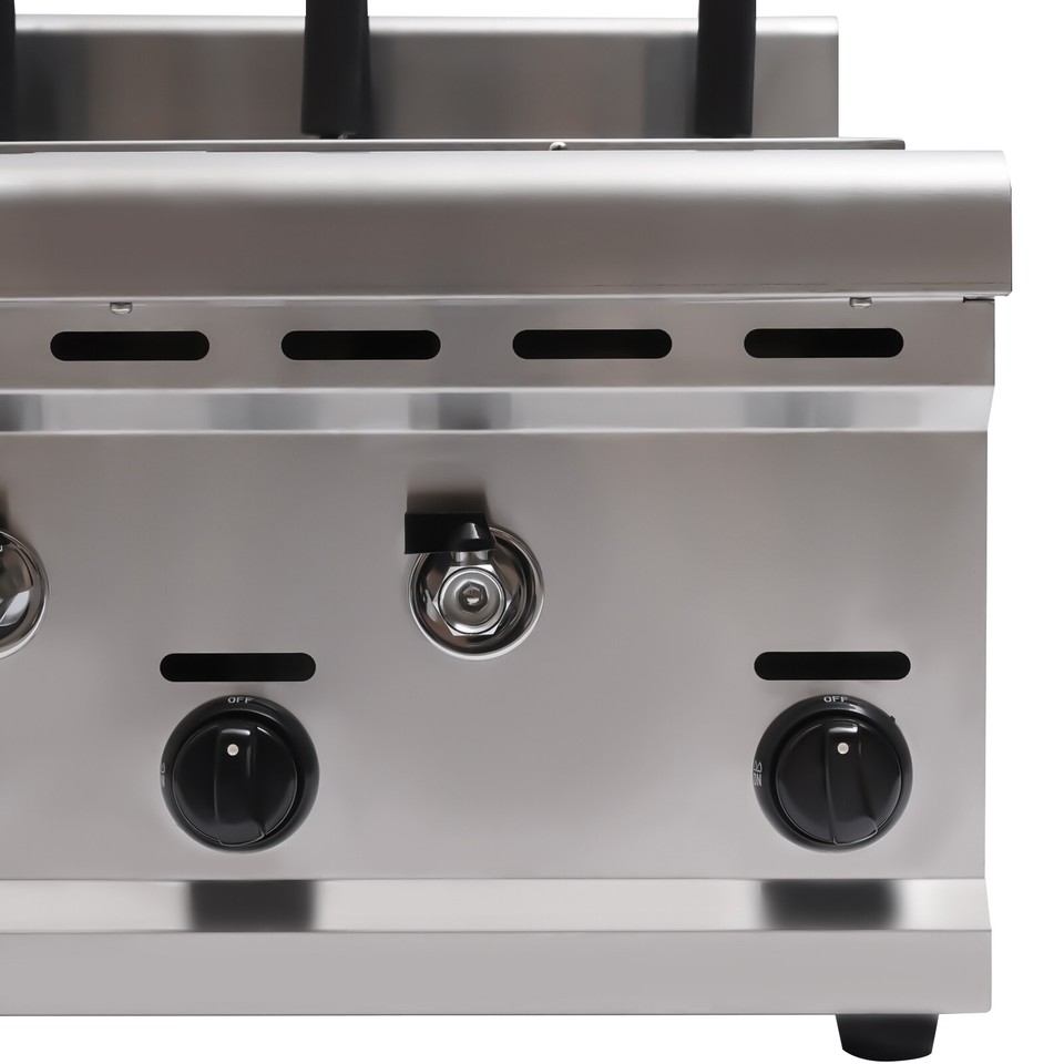 6 Baskets Commercial Pasta Cookers Propane Gas Noodle Desktop Ramen ...