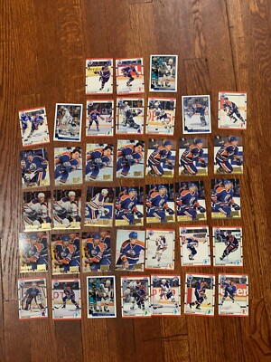 Lot of Edmonton Oilers NHL Hockey Vintage Trading Cards / 90s / See ...