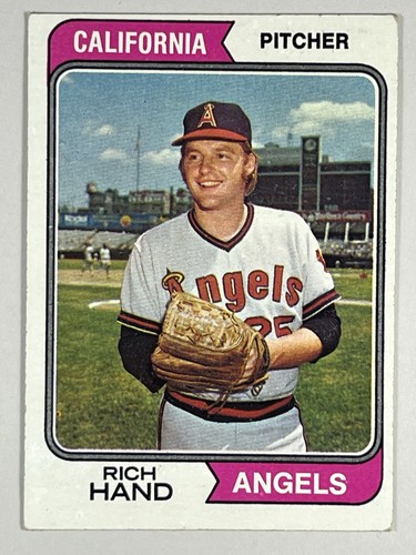 1974 Topps #571 Rich Hand California Angels VG-EX Free Shipping | eBay