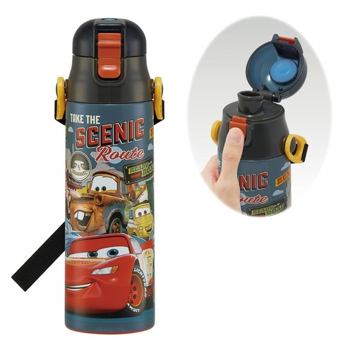 Skater Children's Stainless Steel Water Bottle 580ml Disney Cars 24 Cold Storage | eBay
