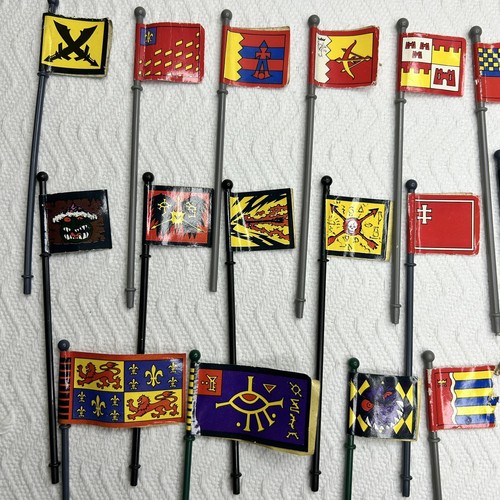 1992 Lot Of 23 Milton Bradley Battle Masters Board Game Banners Flags ...