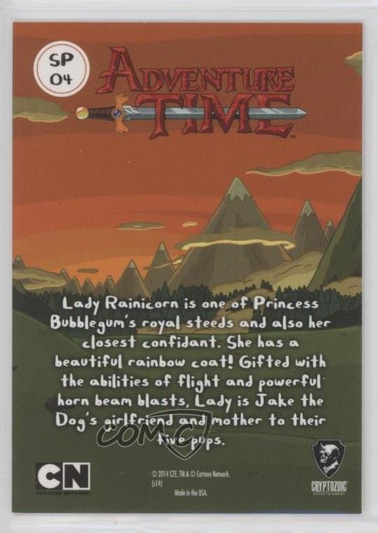 2014 Cryptozoic Adventure Time Steam Punk Foil Lady Rainicorn #SP04 2q1 ...