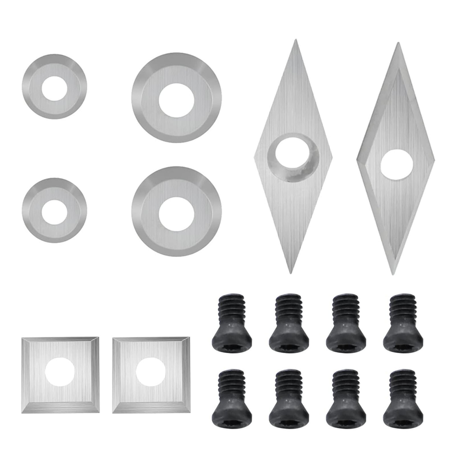 Carbide Cutter Carbide Insert 8pcs Carbide Tungsten With Screws Durable ...