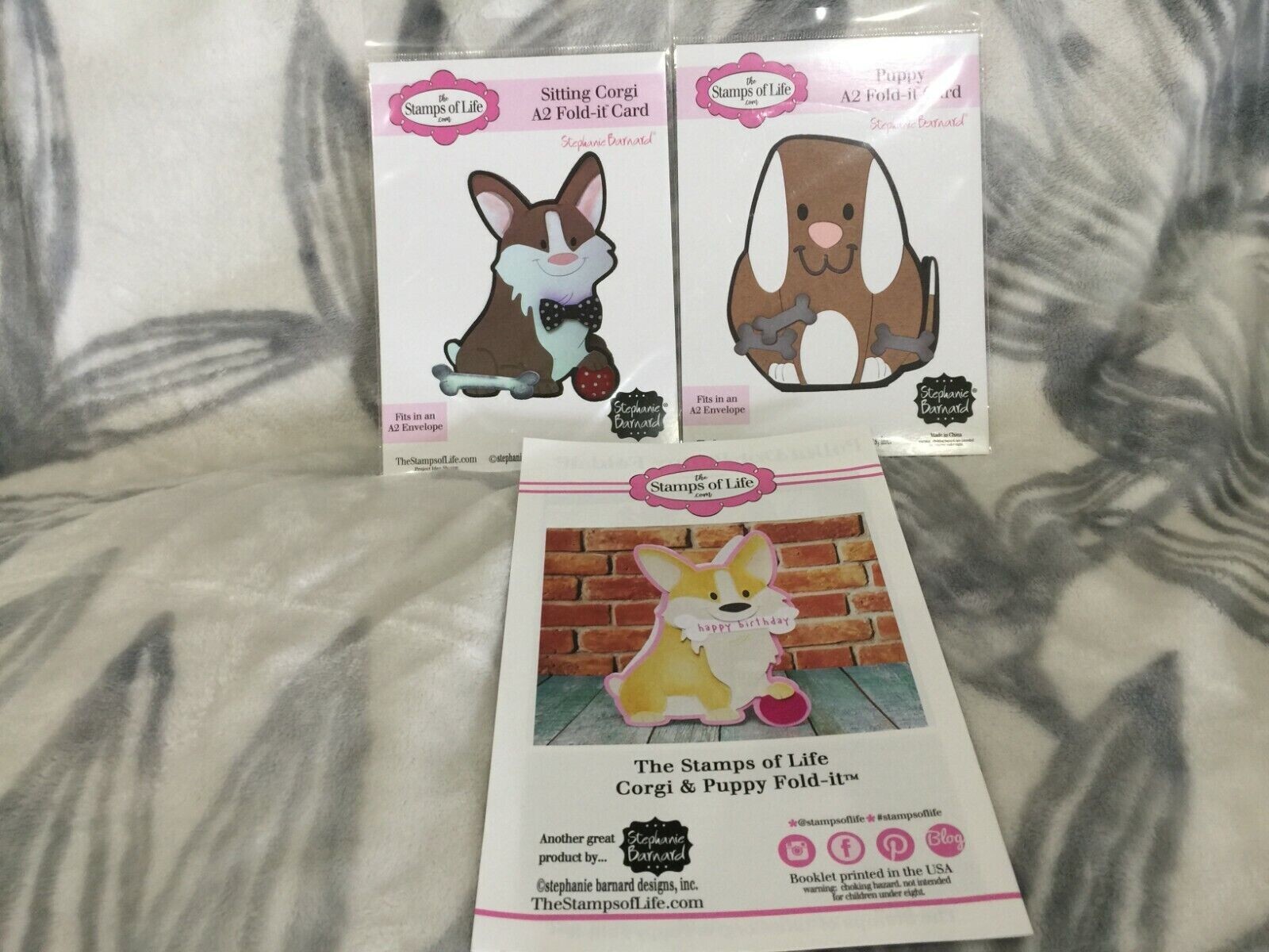 Stamps Of Life Dies PUPPY & CORGI FOLD IT DIES SET 704408 new | eBay