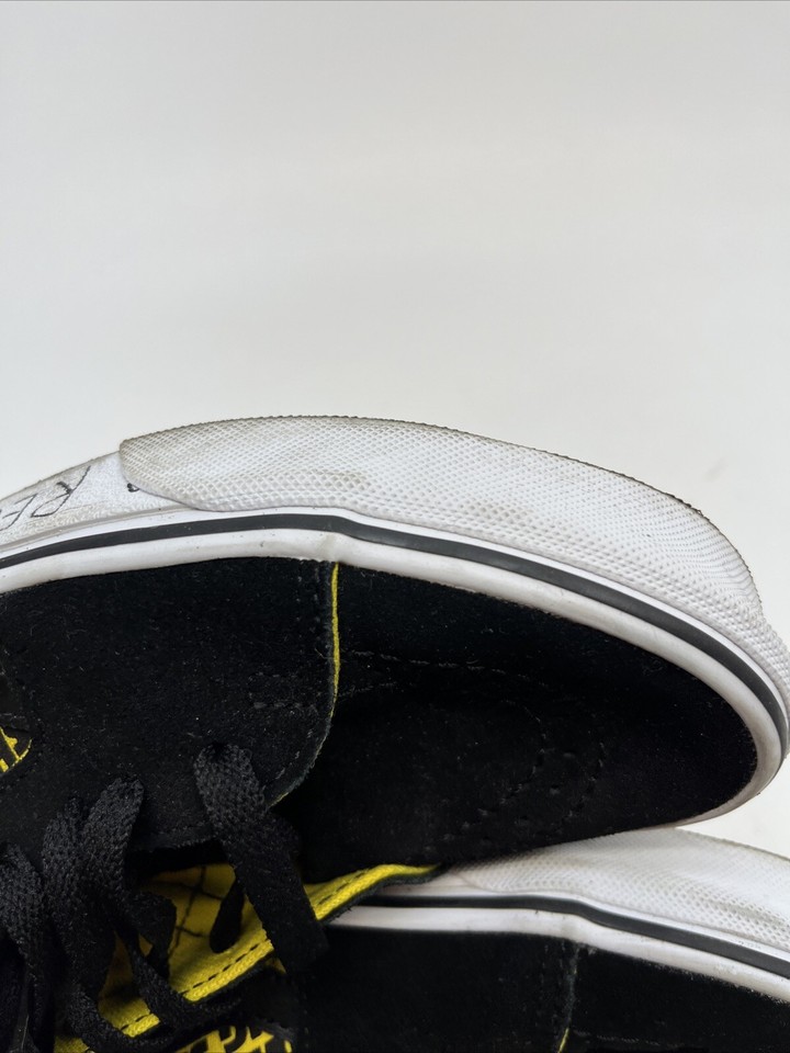 Vans Yellow & Black The Shining Horror Movie Room 237 Redrum Sk8-Hi ...