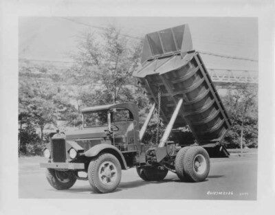 1920s Era Mack Dump Truck Factory Press Photo 0014 | eBay