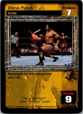 2000 WWF Raw Deal CCG Card #15 Discus Punch | eBay