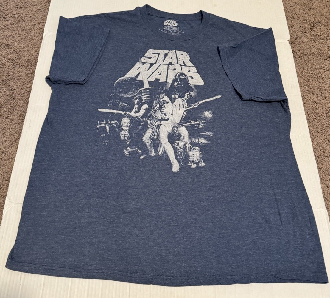 Men's Mad Engine Star Wars Original Poster Graphic T-… - Gem