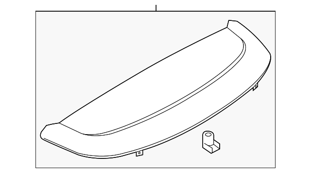 Land Rover Rear Spoiler Range 13-18 LR038593 Genuine for sale online | eBay