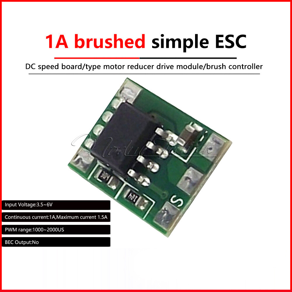 Dual Way Bidirectional Brushed ESC Speed Control for RC Model Boat DC3 ...