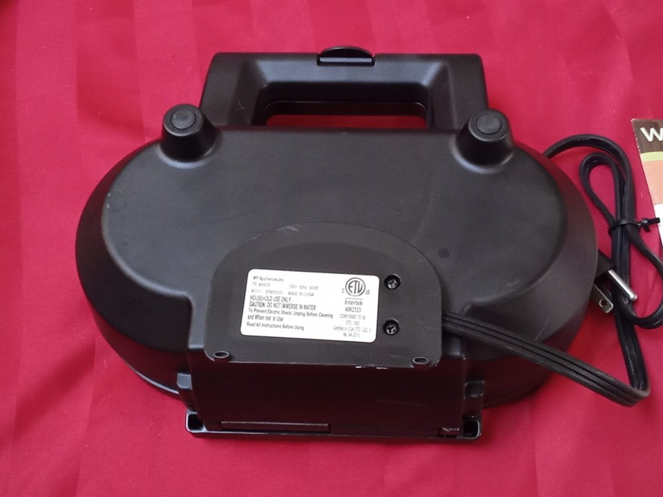 Wolfgang Puck Electric Pie & Pastry Baker New Without Box 852659730759 ...