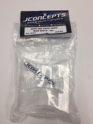 NEW! JCONCEPTS RB6 FRONT WING WIDE (2) KYOSHO. PART# 0167 RB6.1 | eBay