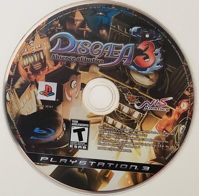 Disgaea 3: Absence of Justice (Sony PlayStation 3, 2008) 857823001314| eBay