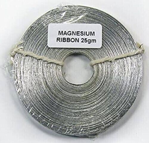 Magnesium Ribbon 99.95% Purity Lab Chemicals 25g Packet Pack Of 2 | eBay