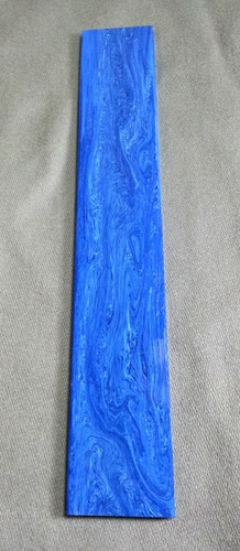 1 Piece BLUE JUMA GEM KNIFE / GUN Handle Blank Scales Material 12" X 2 ...