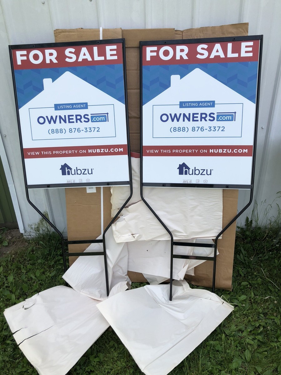 Listed Property Signs 18x24 PVC Open House Signs The Pink Hippo