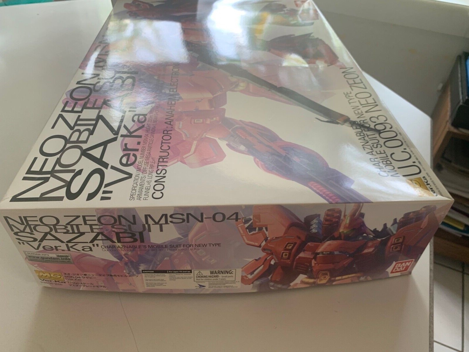 NEW Bandai Gundam Neo Zeon MSN-04 Mobile Suit Sazabi Ver. Ka Model Kit ...