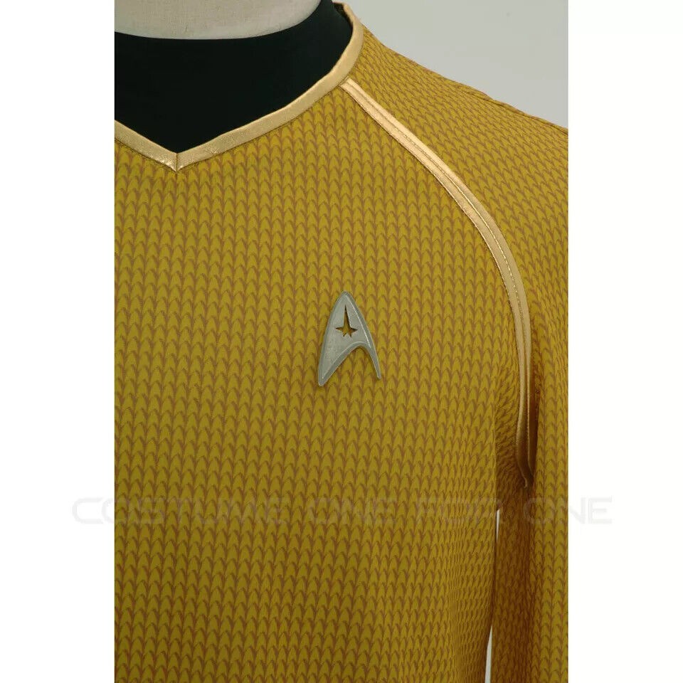 Star Trek First Officer Spock Shirt Blue/yellow/red Cosplay Costume ...