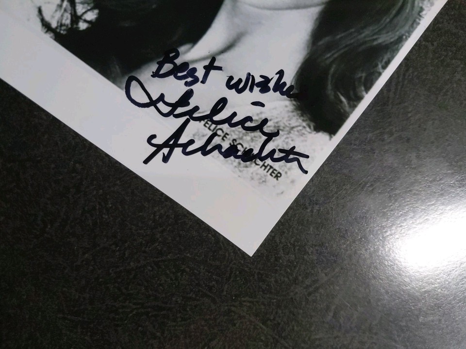 FELICE SCHACHTER Hand Signed Autograph 4X6 PHOTO -- ZAPPED & FACTS OF ...