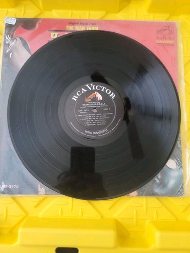 The Man From Uncle Original Music Soundtrack Vinyl LP 1965 RCA LPM-3475 ...