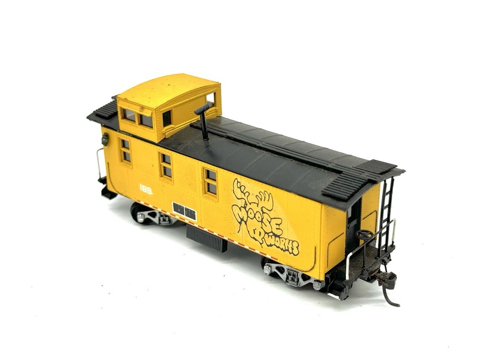 HO Scale Custom Moose Works Yellow Cupola Caboose | eBay