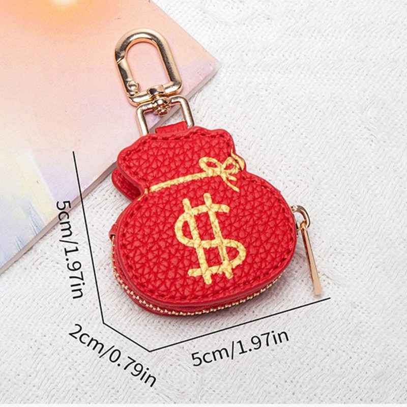 Mini Coin Purse Keychain Money Bag Shaped Wallet Purses Bag Charm ...