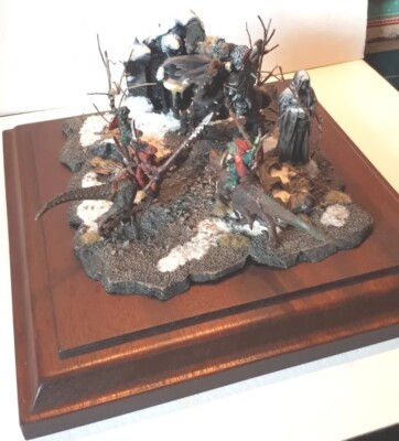 Tichi Huichi Warhammer Fantasy Diorama pro built painted Skinks vs ...