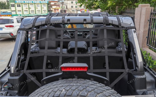 Side Trunk Cargo Net Restraint System Mesh Cover For Jeep Wrangler JL ...