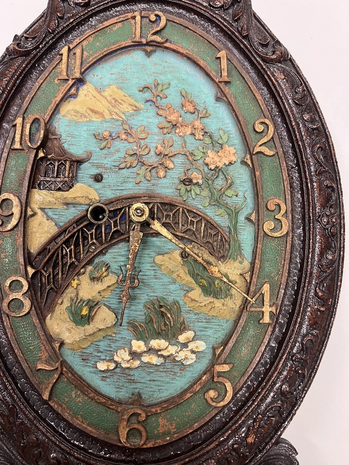 Antique LUX “Blossom Time” Novelty Wall Clock 1920s. | eBay