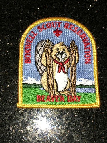 Boy Scouts Patch Beaver Day BOXWELL RESERVATION BSA MTC MIDDLE ...