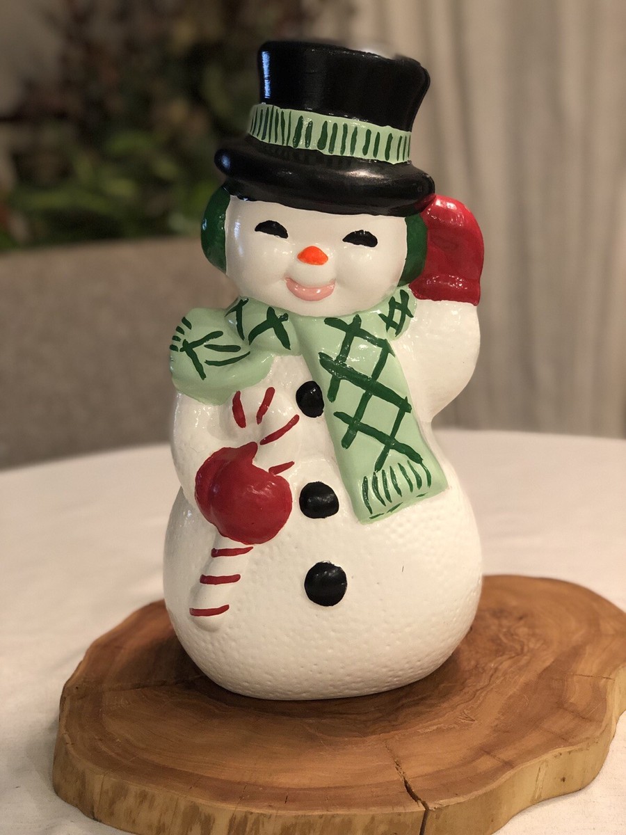 Ceramic Snowman Figurines