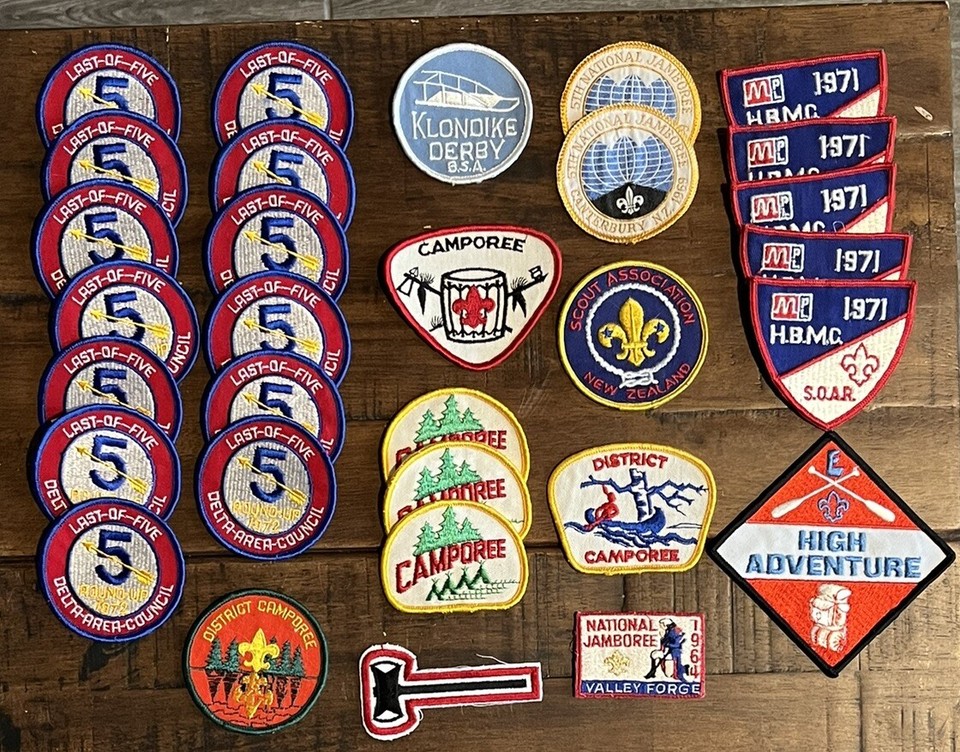 BSA Lot Of 102 Various Patches Multiple Lodges Councils 60's & 70's | eBay