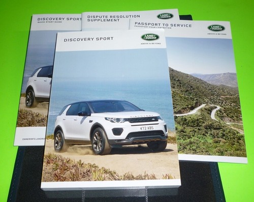 2019 LAND ROVER DISCOVERY SPORT OWNERS MANUAL SET HANDBOOK 19 CASE SE ...