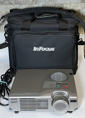 Epson PowerLite 710c EMP-710 Projector with inFocus Bag, Power, DVI | eBay
