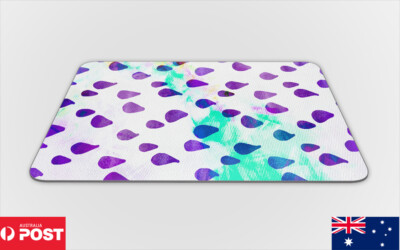 MOUSE PAD DESK MAT ANTI-SLIP|WATERCOLOR RAINDROP PATTERN | eBay Australia
