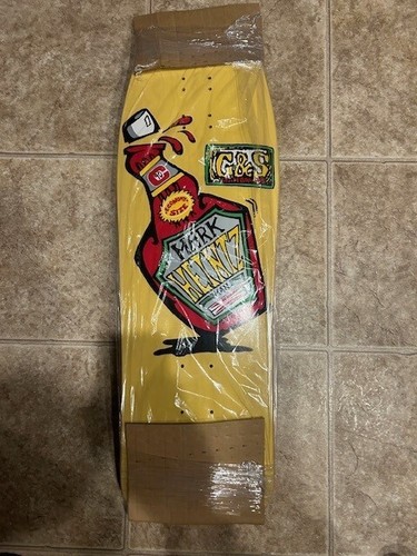 G&S Mark Heintz Skateboard Deck Reissue Yellow - Brand New | eBay