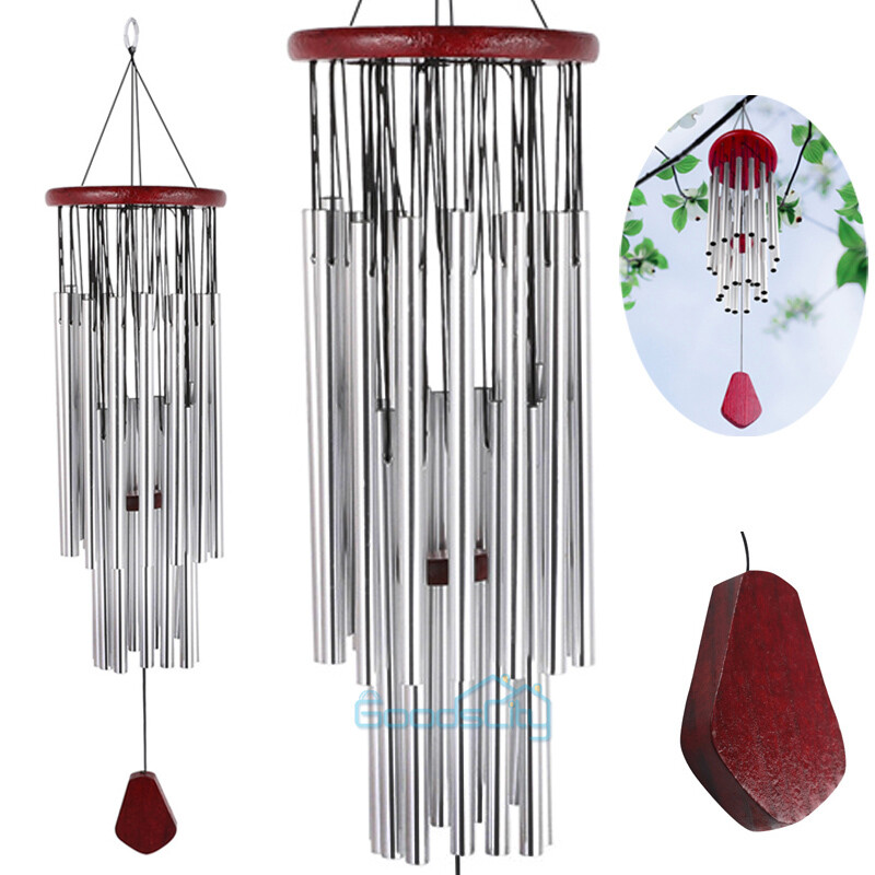 Large Deep Tone Windchime Church Bells Wind Chimes Outdoor Garden Home ...