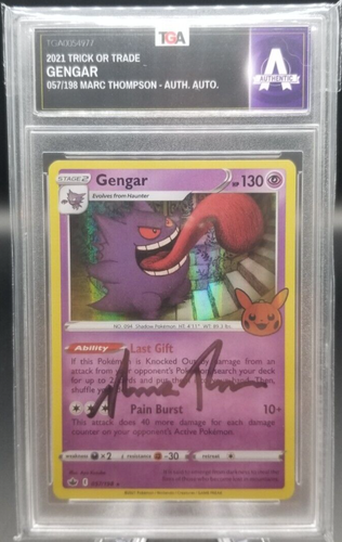 Pokemon 2021 Trick or Trade - Gengar #57 - Marc Thompson (voice actor ...