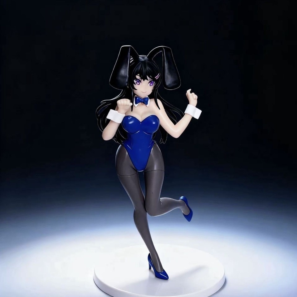 Hot, Anime Sakurajima Mayi Bunny 1/7 Scale Ver. PVC Figure Toys No Box ...