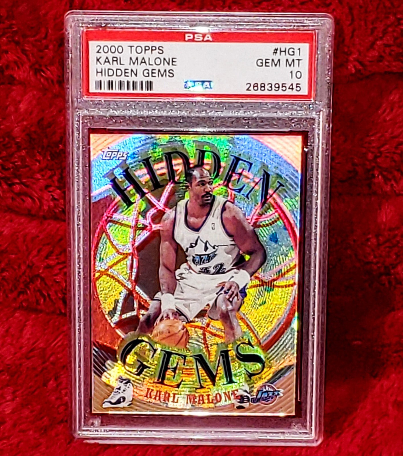 KARL MALONE 2000 TOPPS #HG1 HIDDEN GEMS RARE PSA 10 🔥WOW POP 1 | eBay