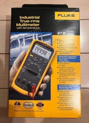 Fluke 87V Industrial True RMS Digital Multimeter with Temperature 87-V ...