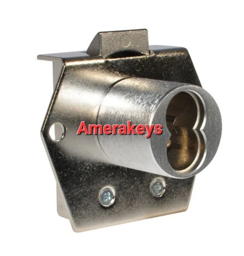 New Olympus Vertical Latch 1-1/8" Satin Chrome SFIC Drawer Lock Less ...